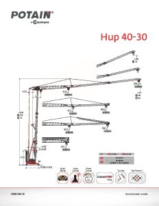 Potain Hup 40-30 – Forteza Crane Rental